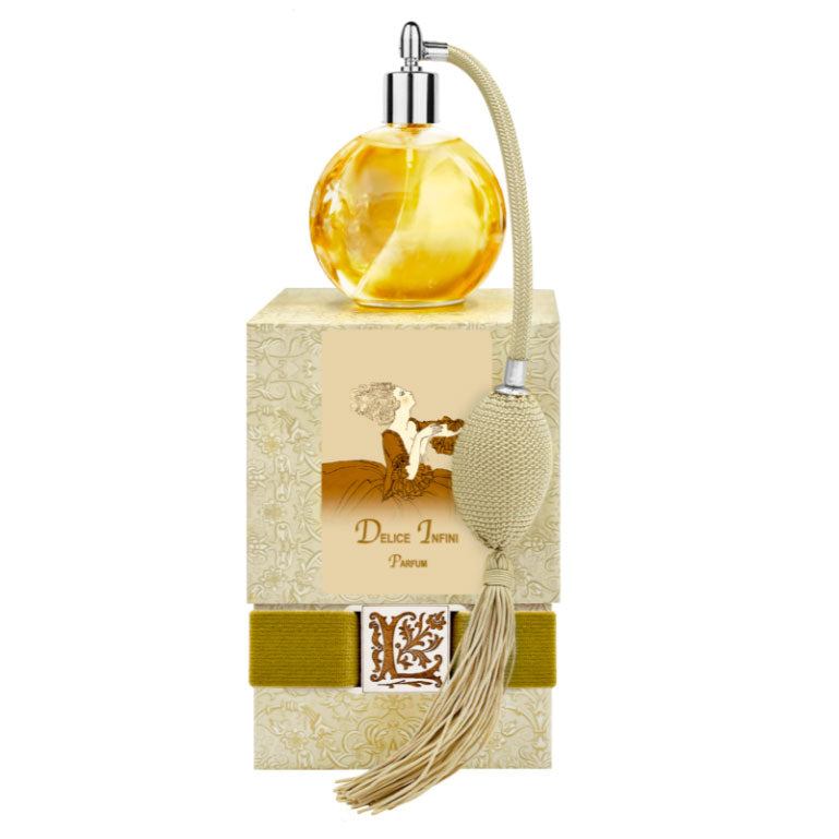 Perfume for Her – Delice Infini French Perfume 4.32oz with gold Tassel ...